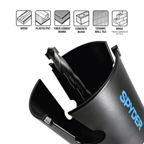 Rapid Core Eject® 14-Piece Tungsten Carbide Tipped (TCT) Hole Saw Kit ...
