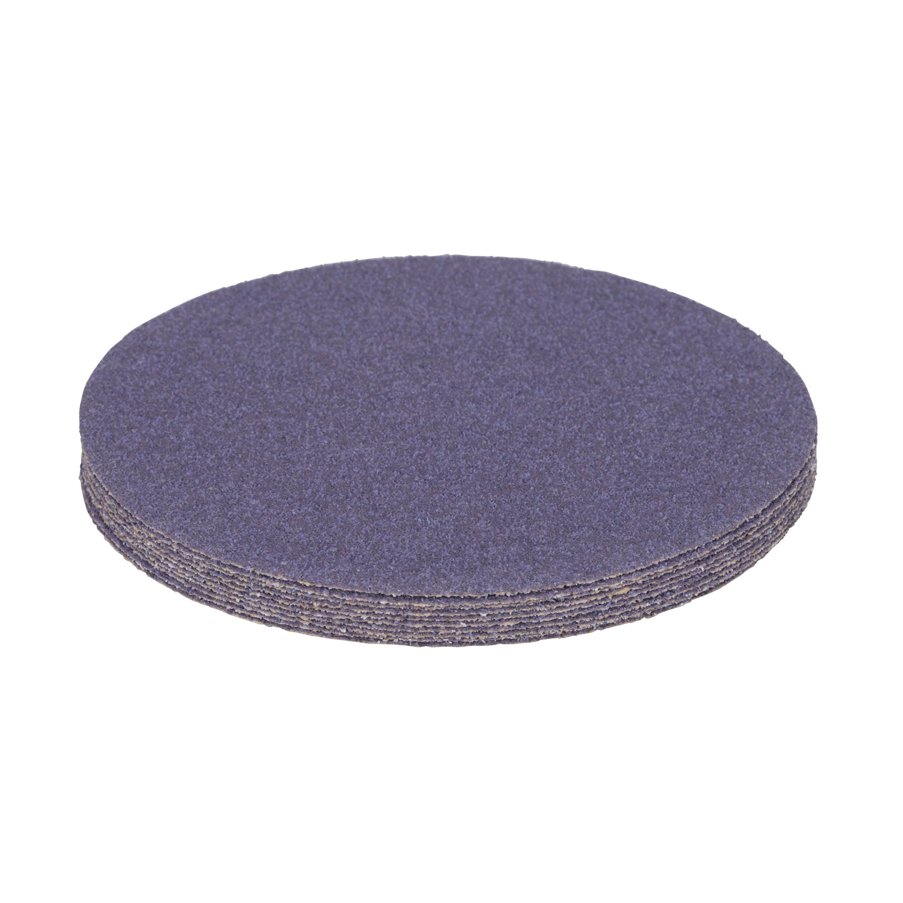 5" x No Hole 60 Grit Ceramic Pressure Sensitive Adhesive with Stearate ...