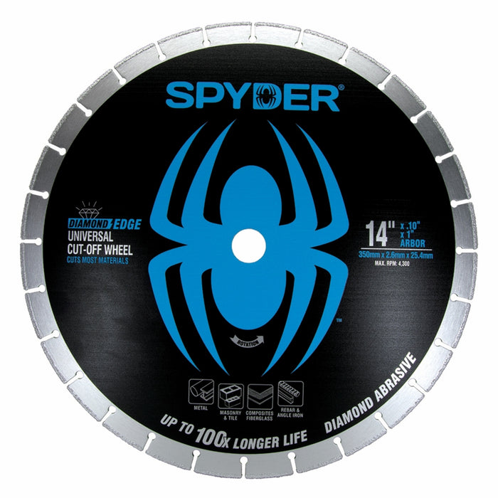 Diamond Bite™ 14" Diamond Cut-Off Wheel – Spyder