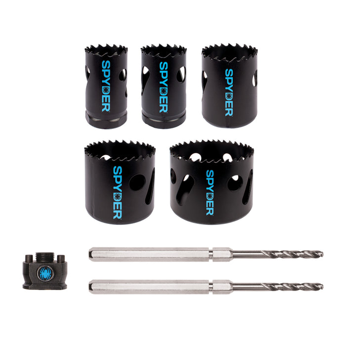 Rapid Core Eject® Bi-Metal 8-Piece Bi-Metal Hole Saw Kit (1-1/4, 1-3/8 ...